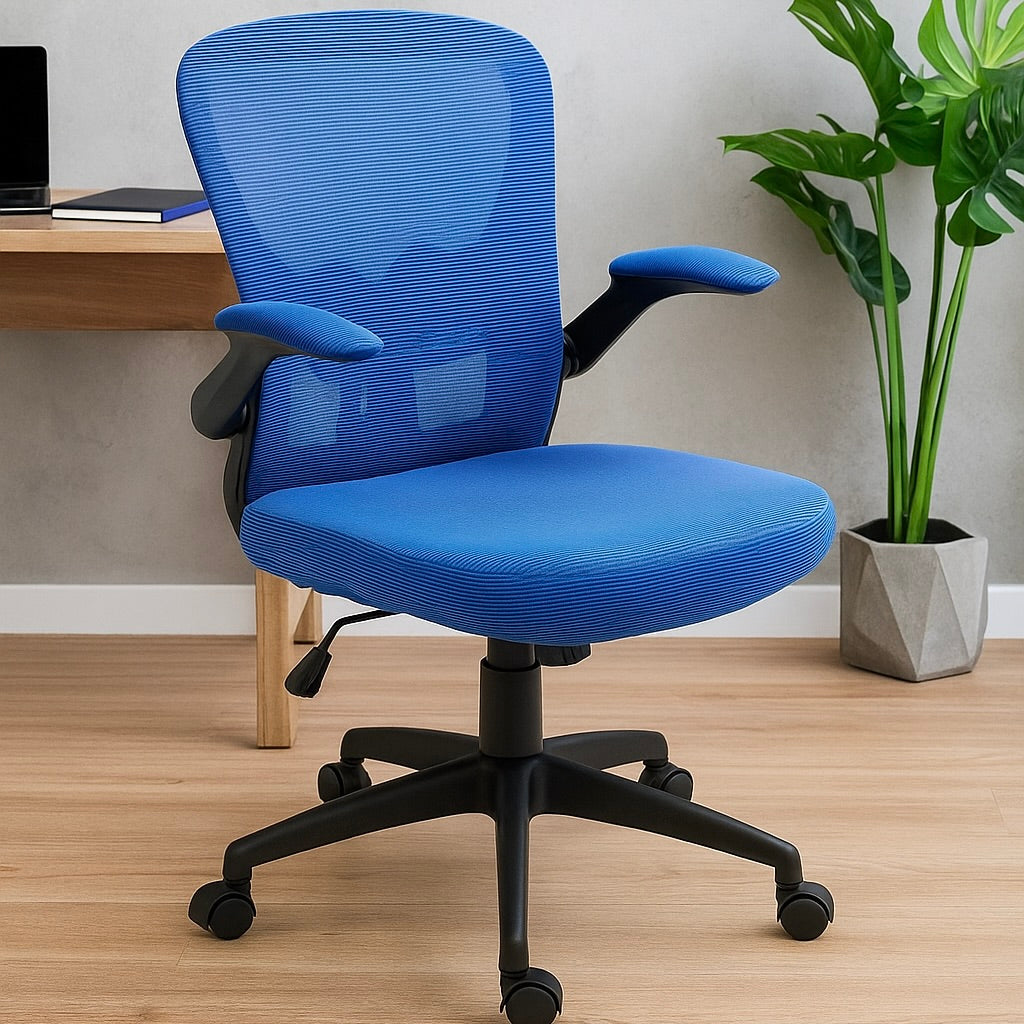 ErgoPrime Office Chair - Black/ Blue - Fine living – Calasca