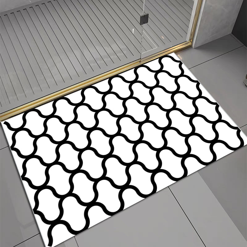 FlowEase - White - Rectangle Bath Mat - 40*60cm – Calasca