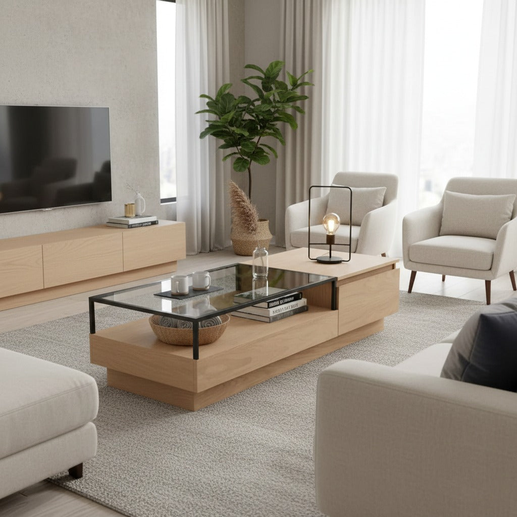 Jasmine Coffee Table - Finery – Calasca