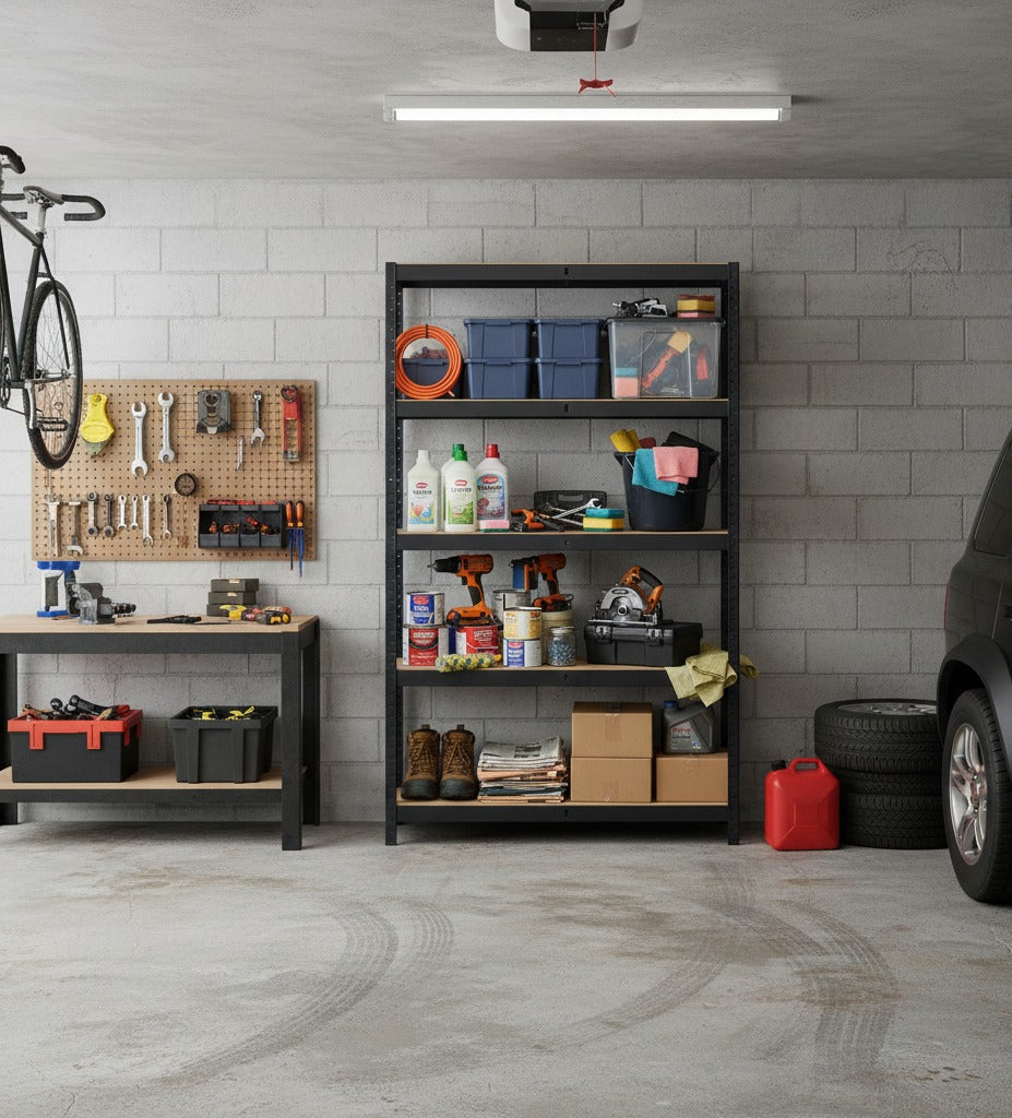 Fine Living The 5 layer matte black shelf – Calasca