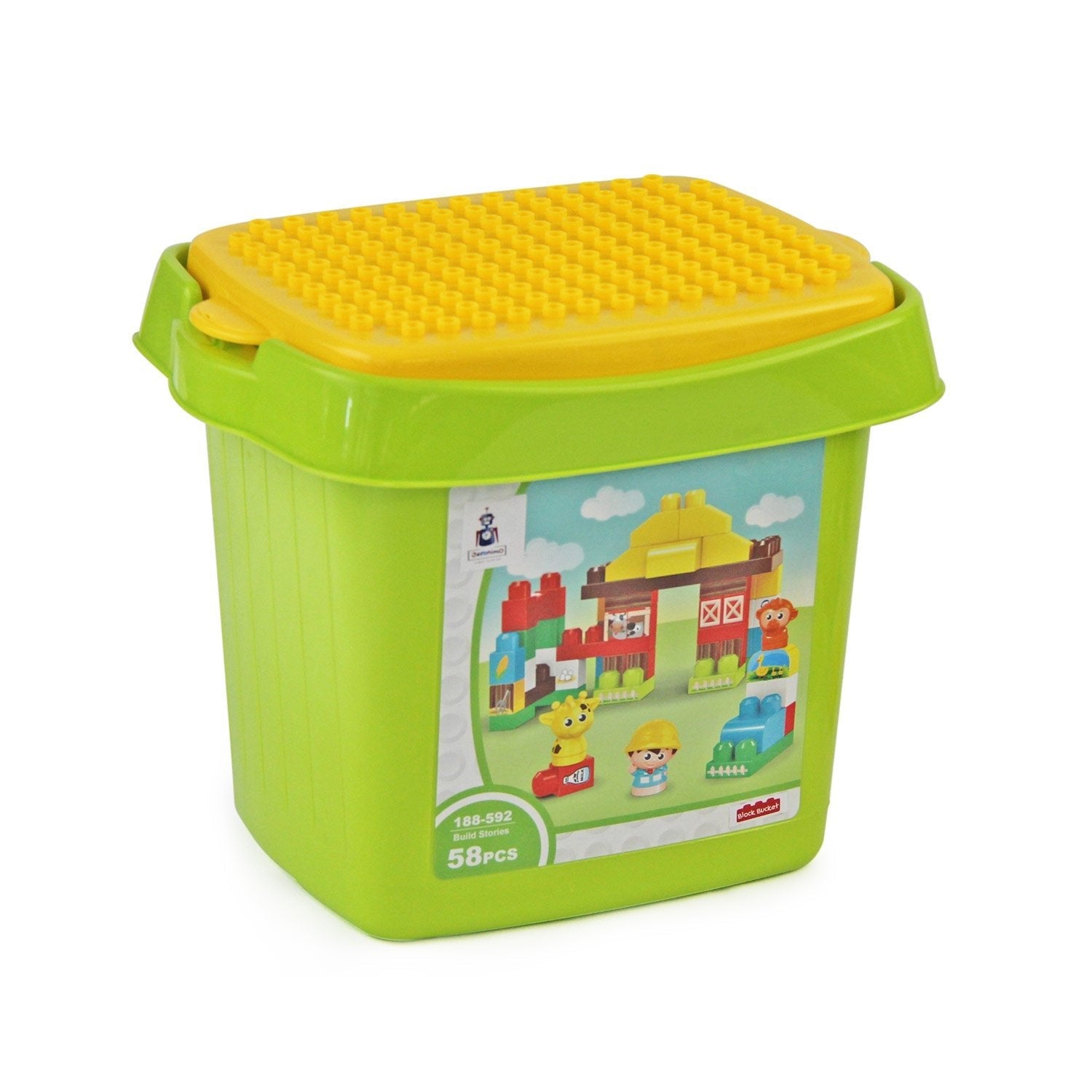 Jeronimo Block Bucket - Green 58pc – Calasca