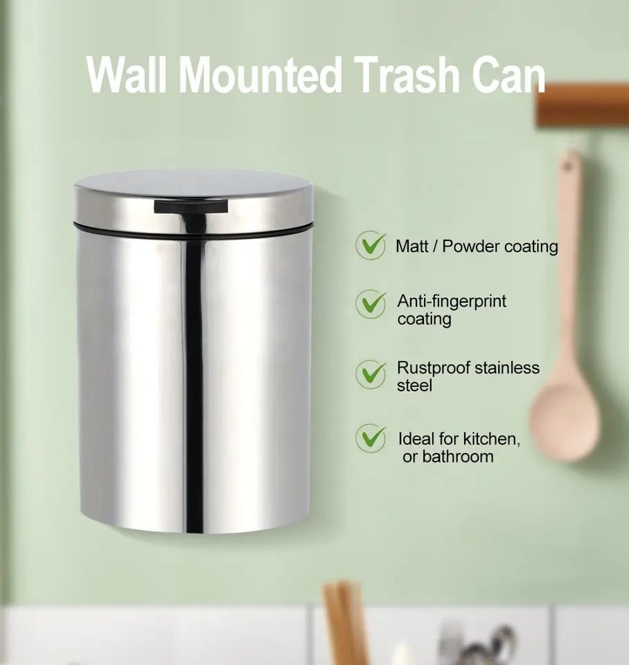 Wall Mounted Waste Bin - 3L – Calasca
